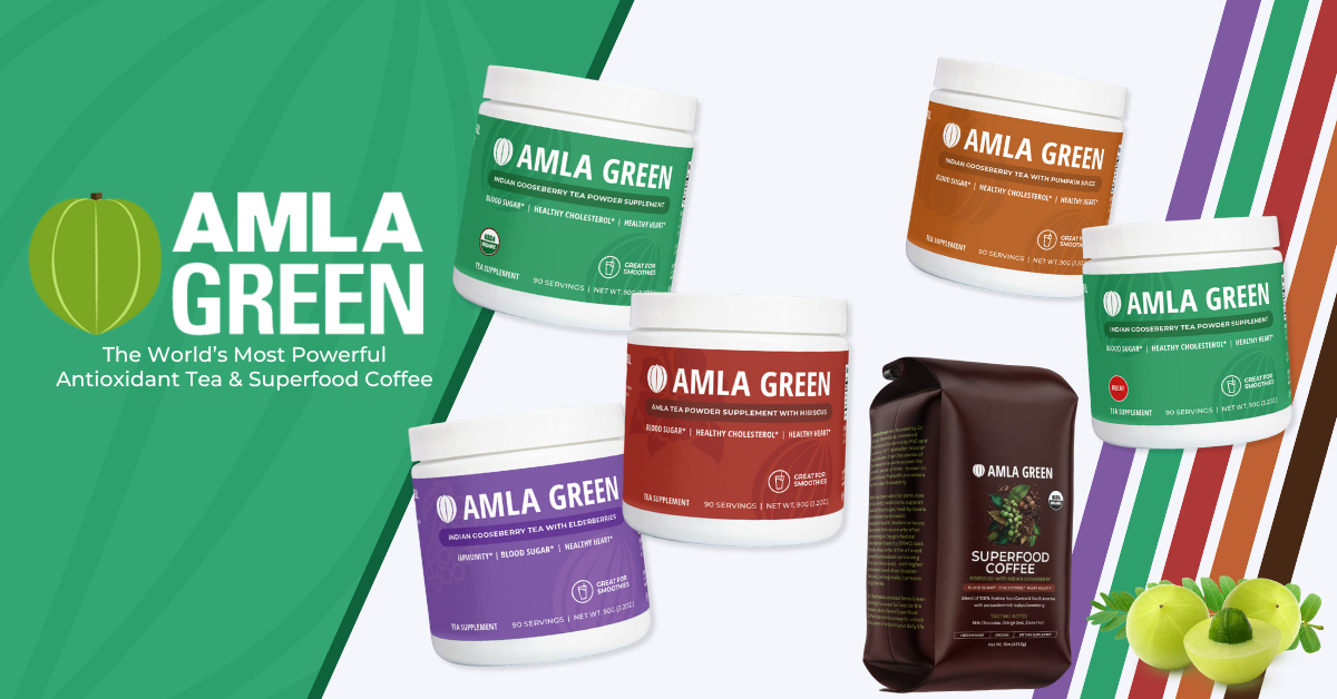 Amla Green | The World's Most Powerful Antioxidant Tea & Coffee